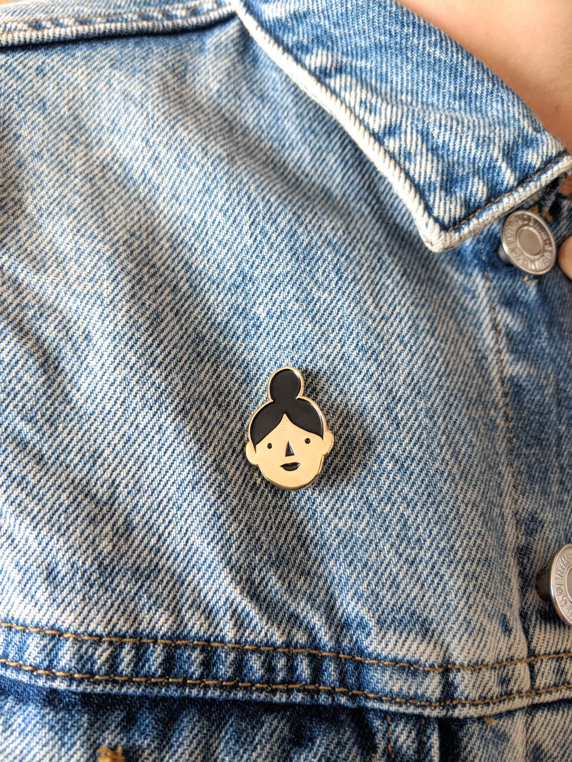‘Girl’ Enamel Pin – Nina Cosford Shop